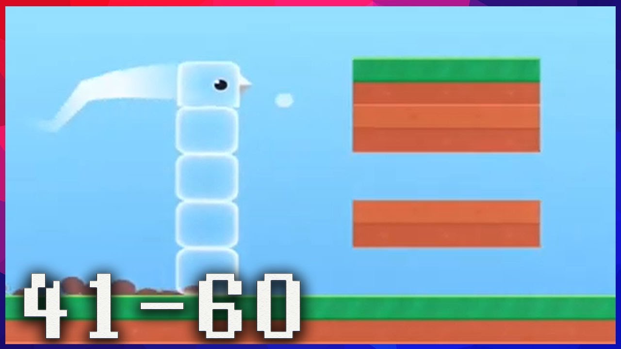 Square Bird - Gameplay Walkthrough - Levels 41-60 - YouTube