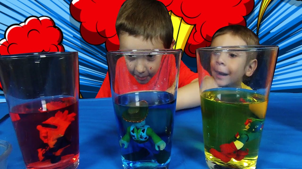 Baking Soda & Vinegar Volcano Experiment For Kids With Captain America ...