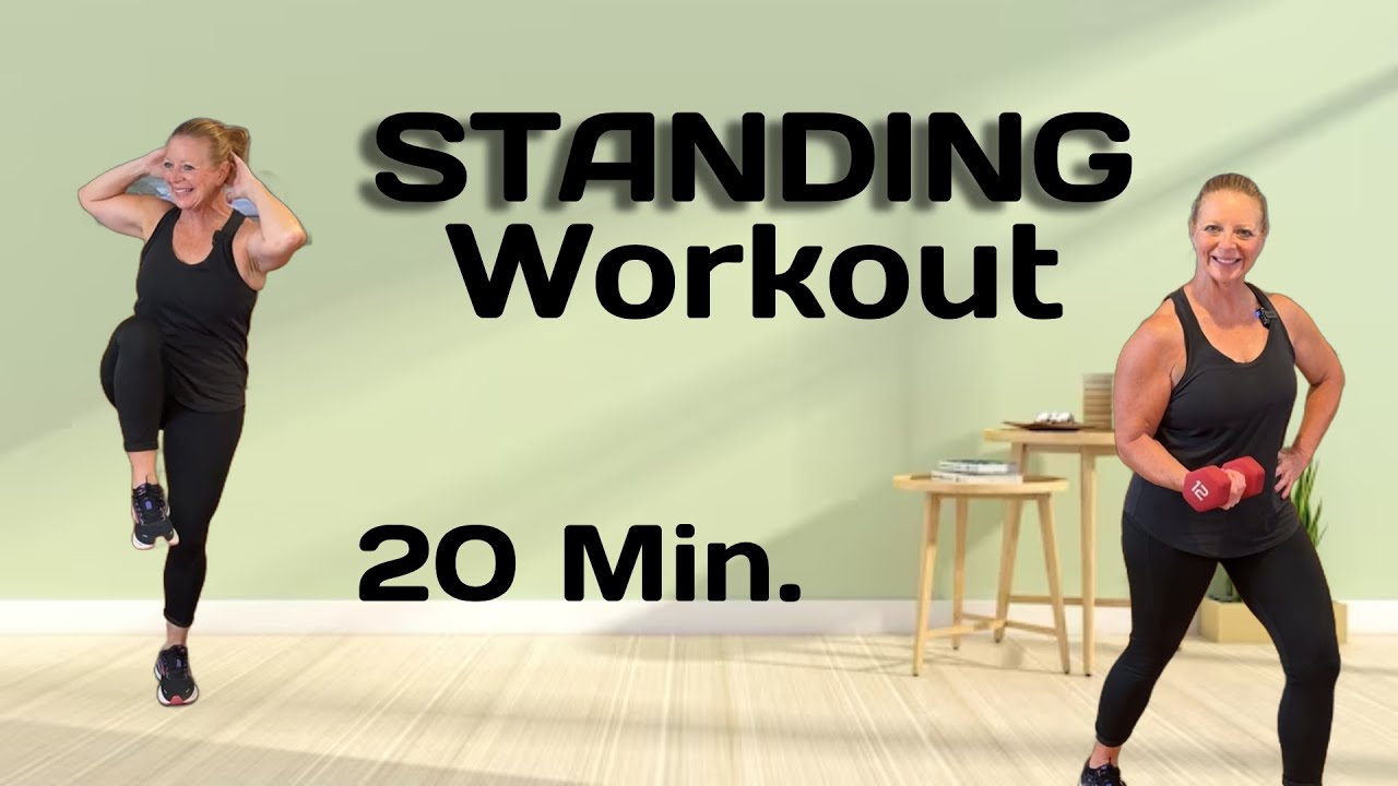 Standing Total Body Workout For Women 50 and over | A Timed Dumbbell ...