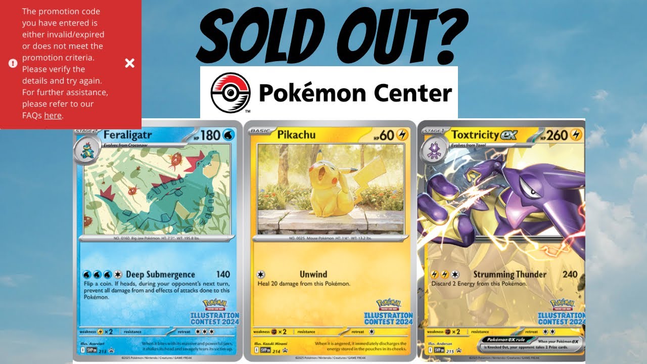 Contest Promo Cards Sold Out On Pokemon Center In 12 hours!!! - YouTube