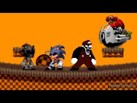 Burnhog And Genesys Vs Lord X And MX Fnf Sprites Fight Fan Made Custom ...