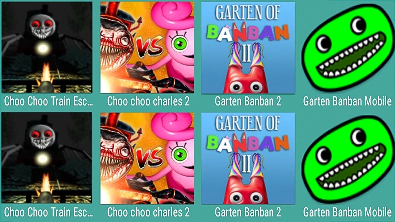 Choo Choo Train Escape Vs Cho Choo Charles 2 Vs Garten BanBan 2 Vs ...