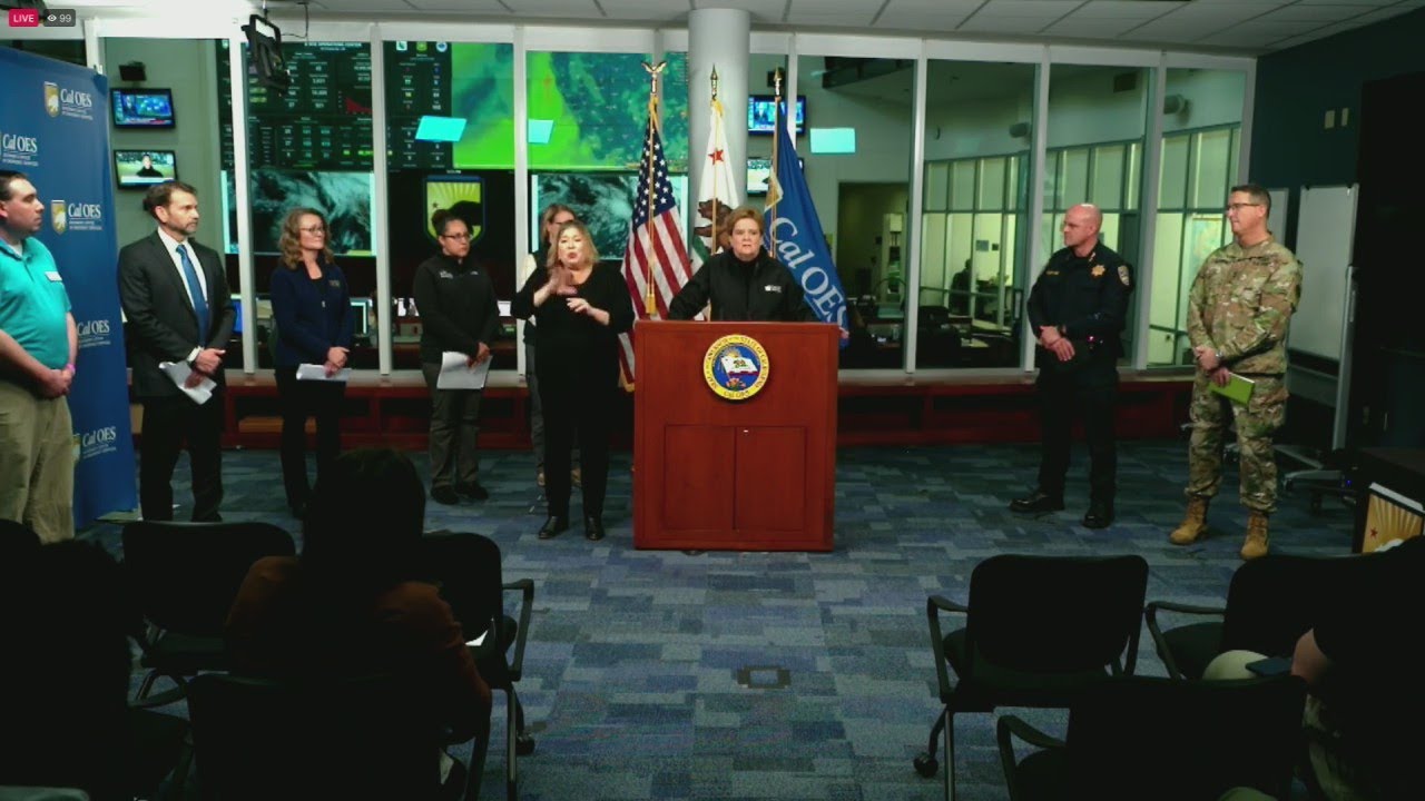 CAL OES and FEMA Press Conference - YouTube