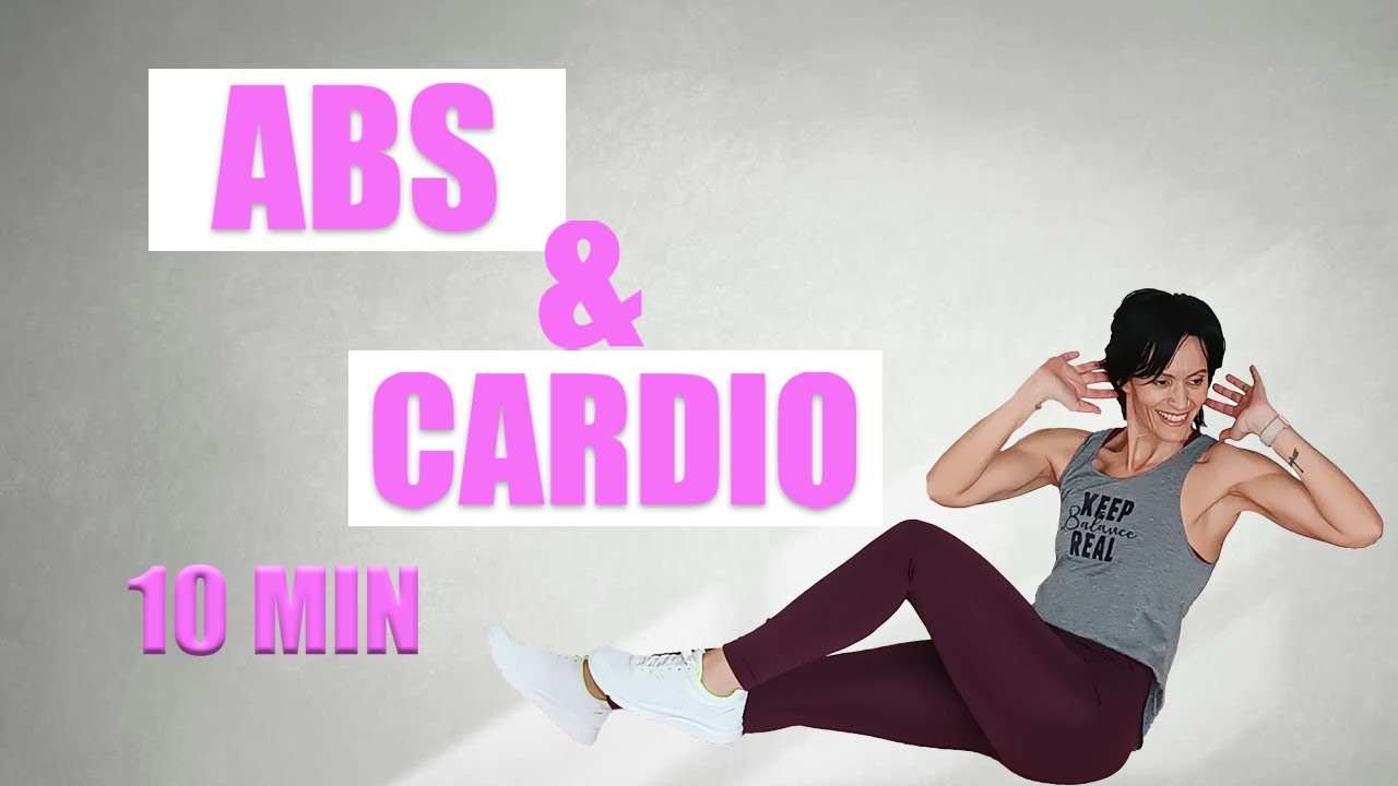 💦10 MIN CARDIO ABS | Abdominales en Casa | Abs & Cardio Workout | No ...