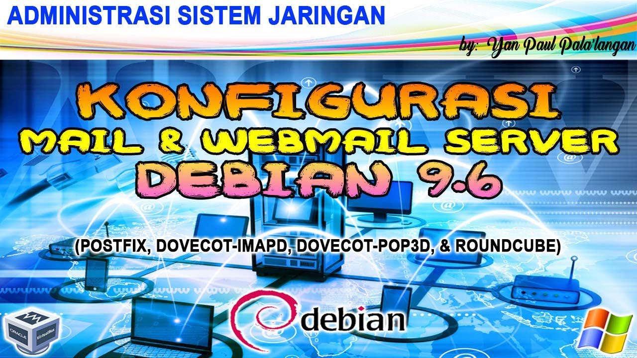 Konfigurasi Mail dan Webmail Server Debian 9.6 (Postfix, Dovecot-IMAPD ...