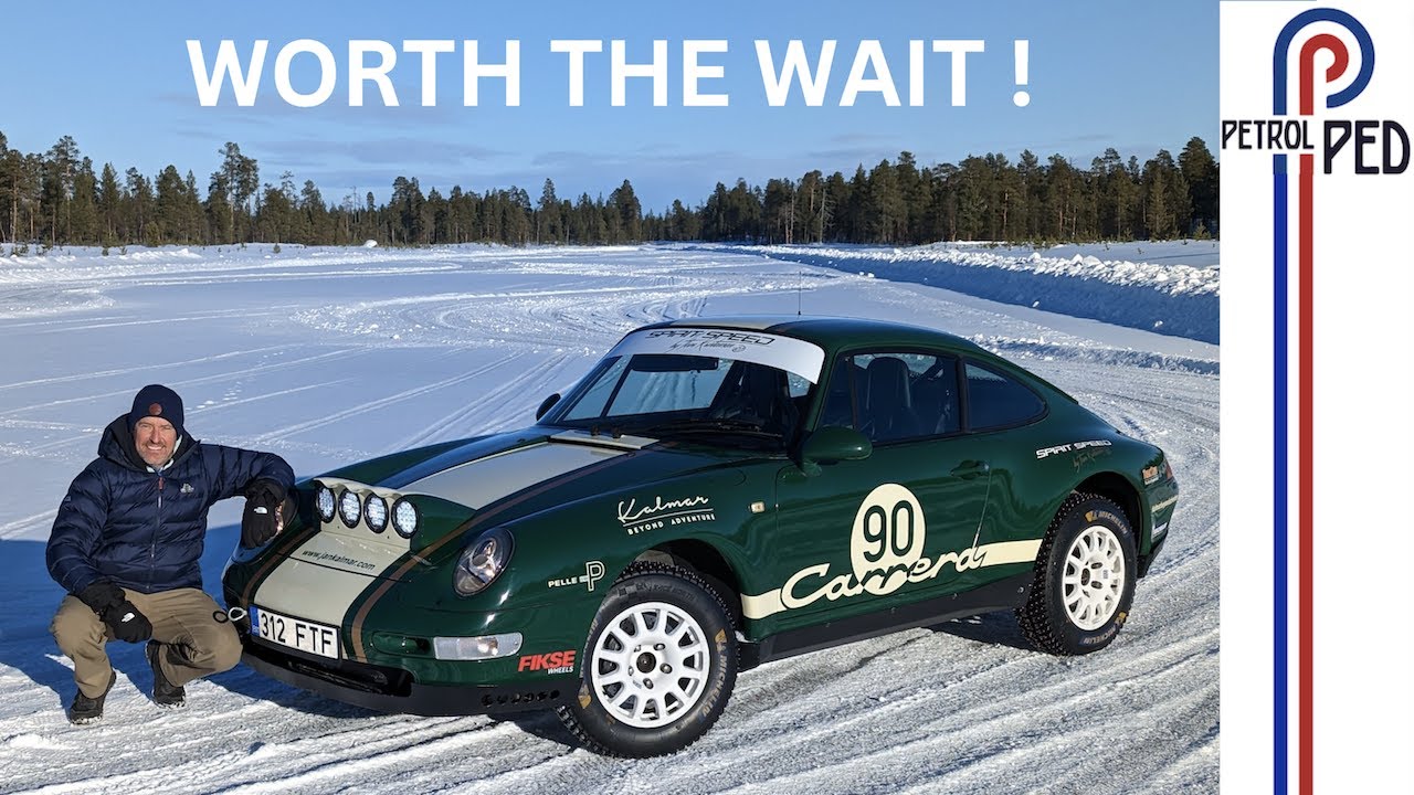 Sliding a Porsche 993 Rally Car on Spikes on Ice in Finland ! | 4K ...