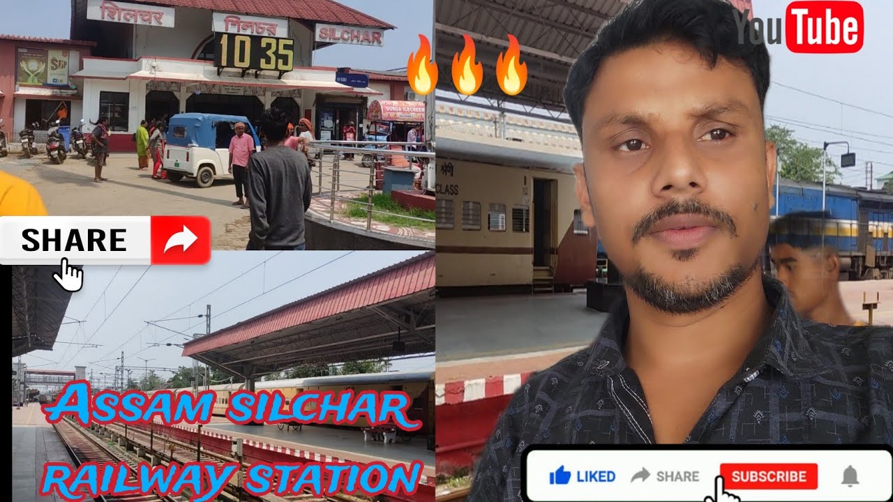 Assam silchar railway station||silchar railway station retiring room - YouTube