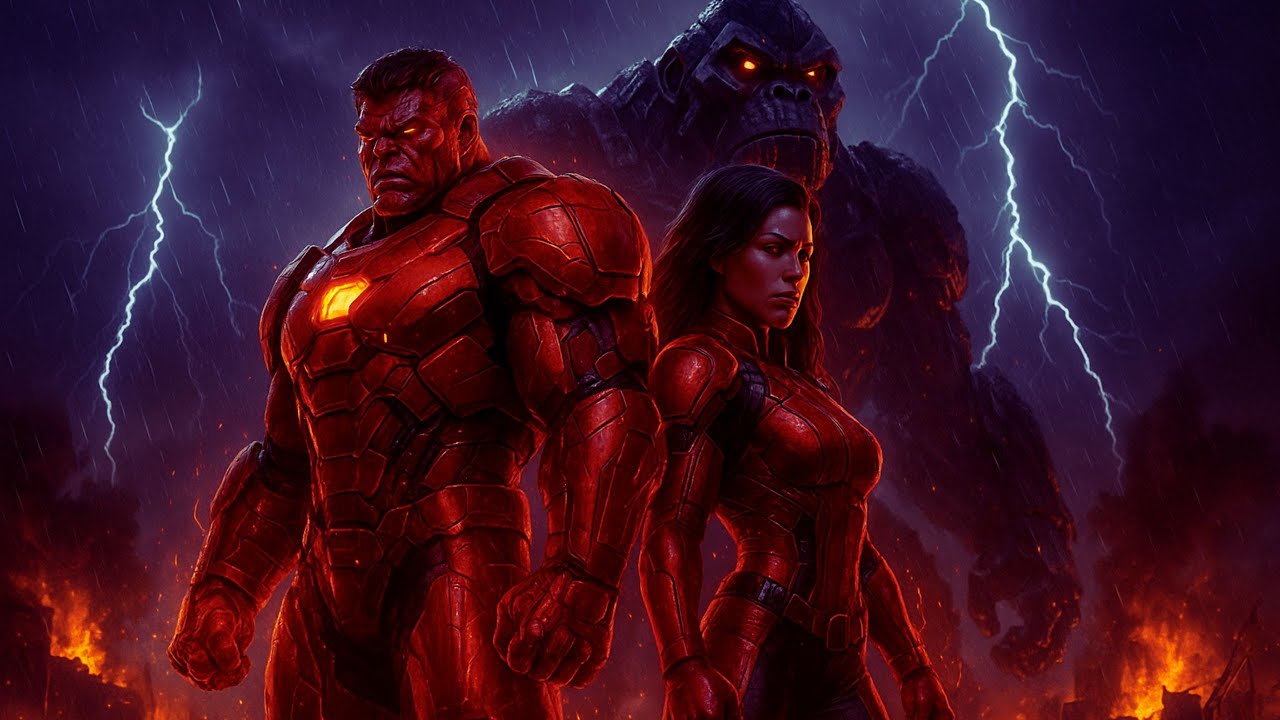 Red Hulk & She Hulk vs Mecha Kong | Final Showdown - YouTube