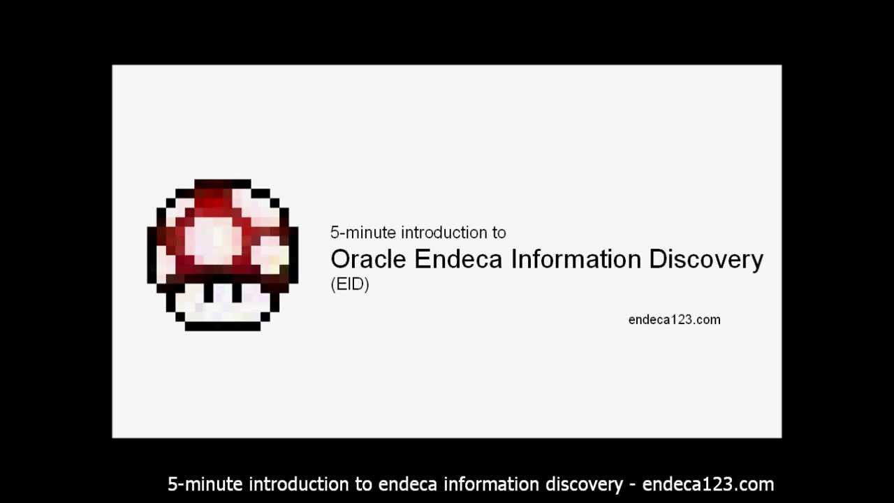 5-minute introduction to Oracle Endeca Information Discovery - YouTube