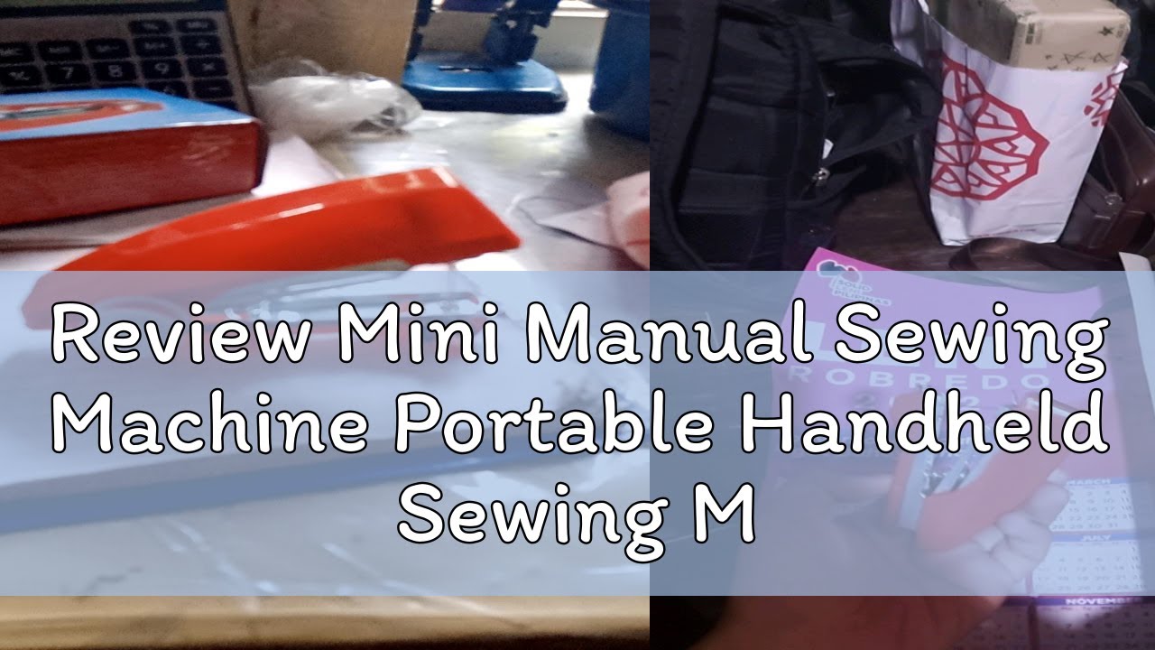 Review Mini Manual Sewing Machine Portable Handheld Sewing Machine ...