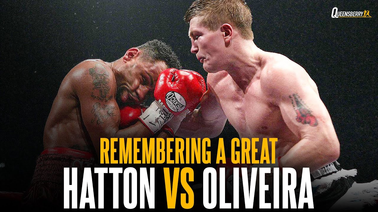 Ricky Hatton vs Ray Oliveira | FULL FIGHT | Hatton Dominates with ...