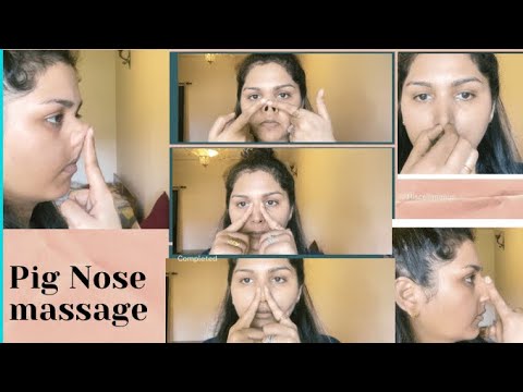 PIG 🐷 NOSE MASSAGE / Nose massage & Nose play