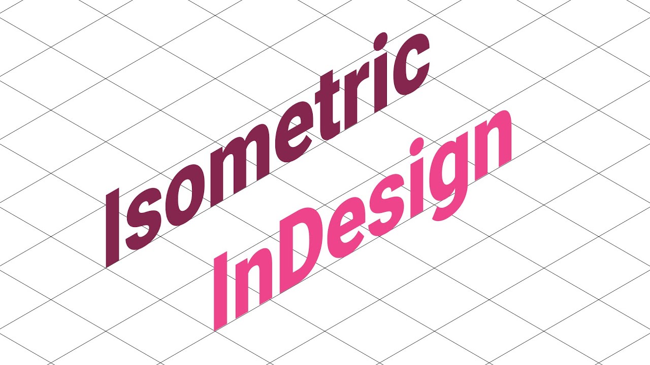 How to Create a Vector Isometric Figure in Adobe InDesign - YouTube