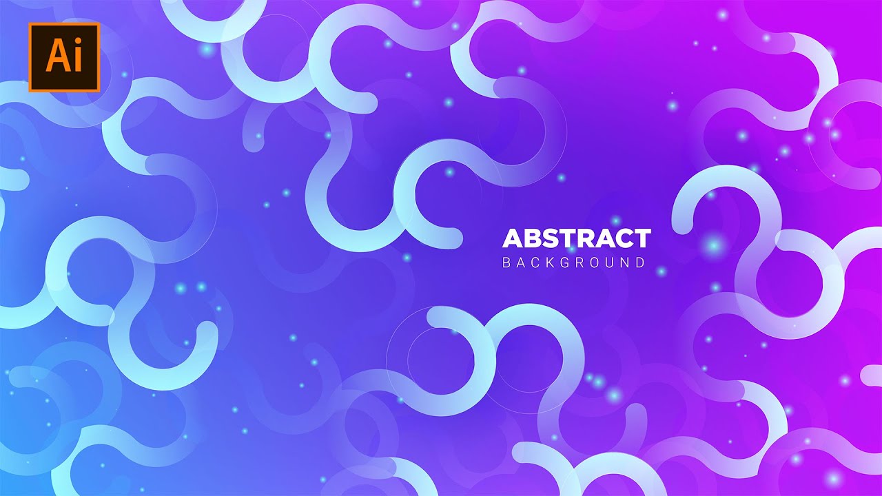 Modern Abstract Background | Adobe Illustrator Tutorial - YouTube