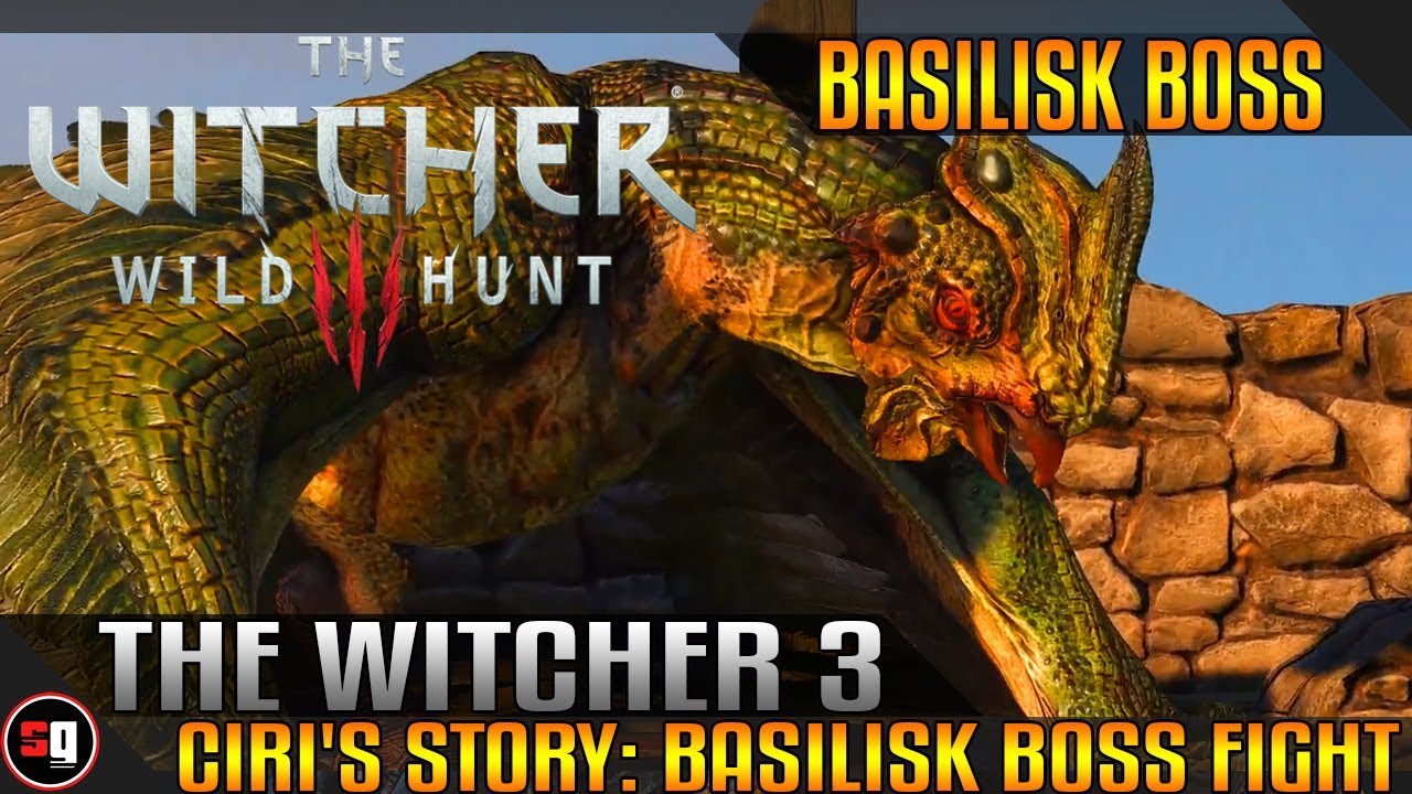The Witcher 3 Wild Hunt - Ciri's Story: Basilisk Boss Fight - YouTube