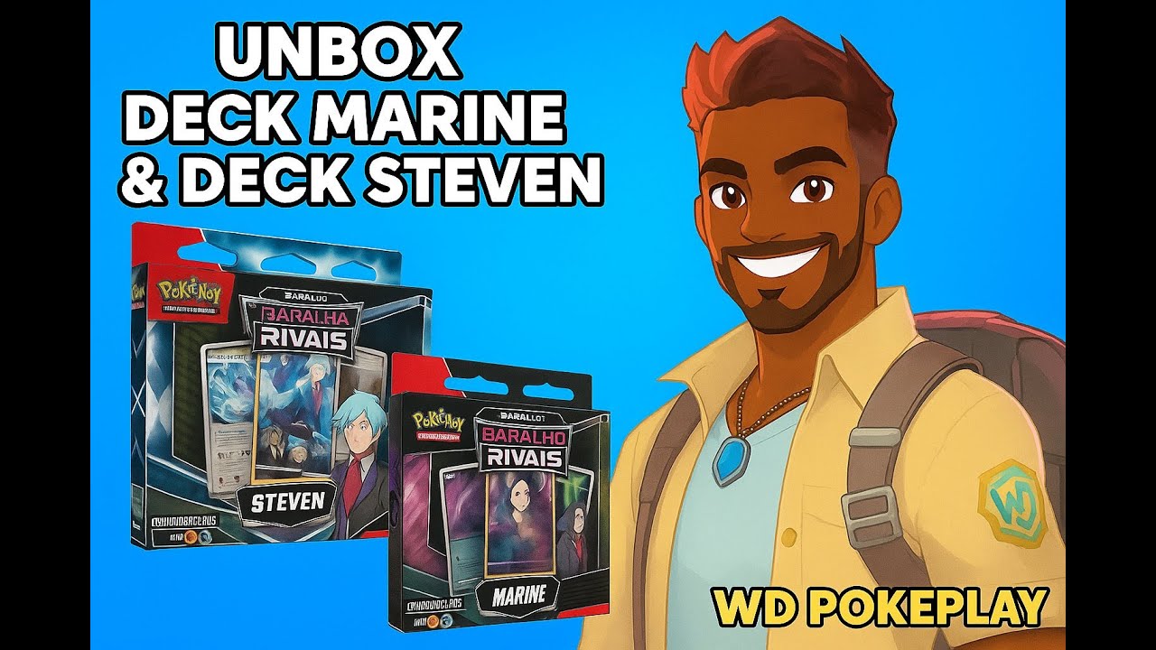 🎴 Abrindo os Decks Marine e Steven | Pokémon TCG Unboxing - YouTube