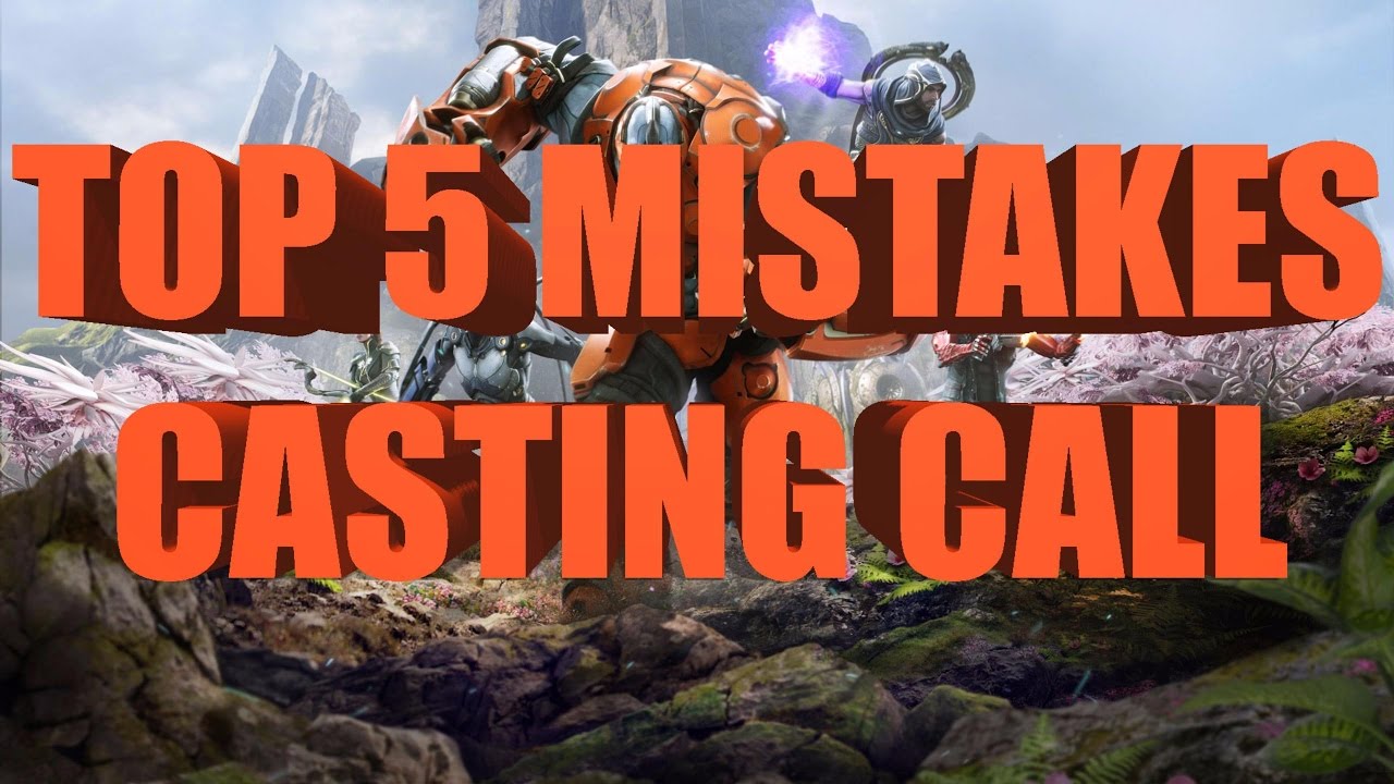 TOP 5 MISTAKES: Casting Call Week One - YouTube