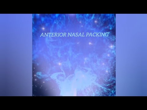 ANTERIOR NASAL PACKING ...DR MOHD INAMUL HAQ - YouTube