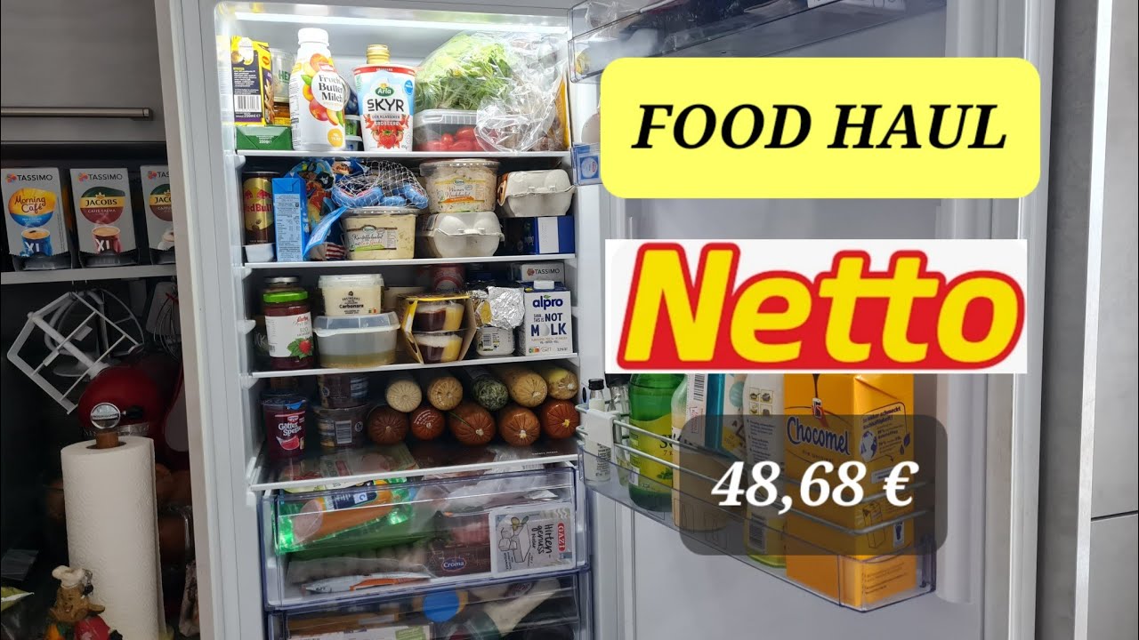 FOOD HAUL Netto / Einkauf für 48,68 € - YouTube