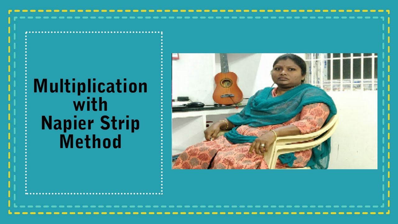Maths For Grades - 4To7 - Multiplication with Napier Strip Method ...