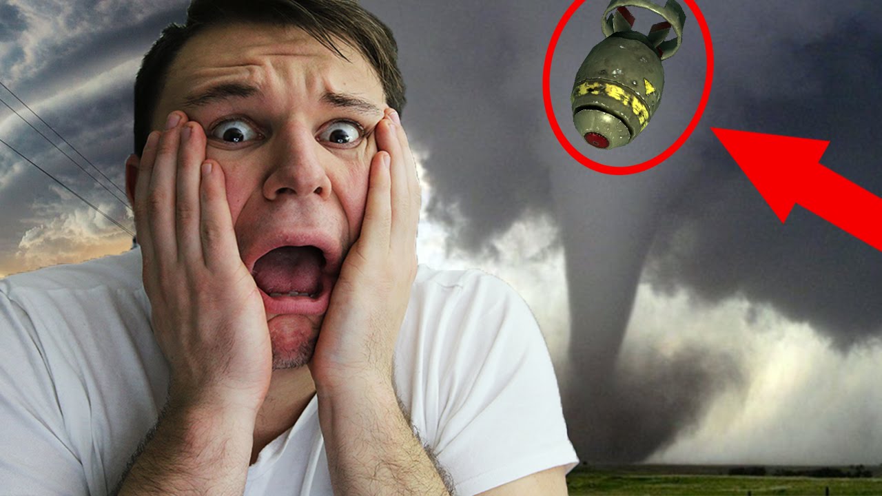 NUKE INSIDE A TORNADO?! | Gmod Sandbox Fun - YouTube