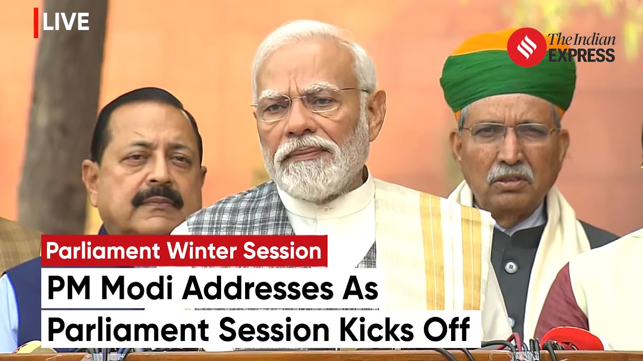 PM Modi Today Speech: PM Modi Addresses Public As Winter Session of ...