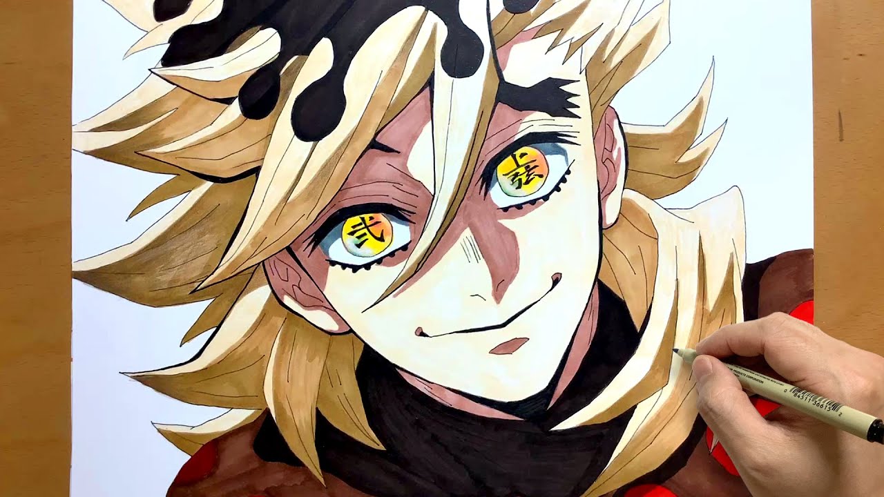 How to draw Douma from Demon Slayer | Kimetsu no Yaiba | step by step ...