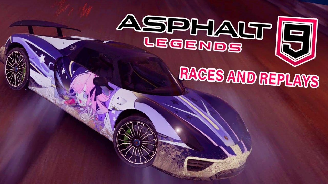 Asphalt 9 - Races and Replays Compilation - YouTube