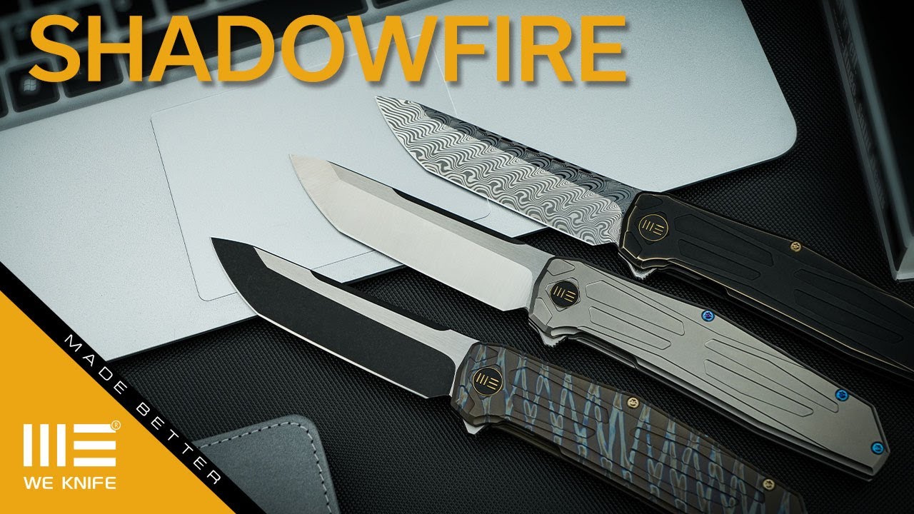 WE Knife Shadowfire New Product Overview - YouTube