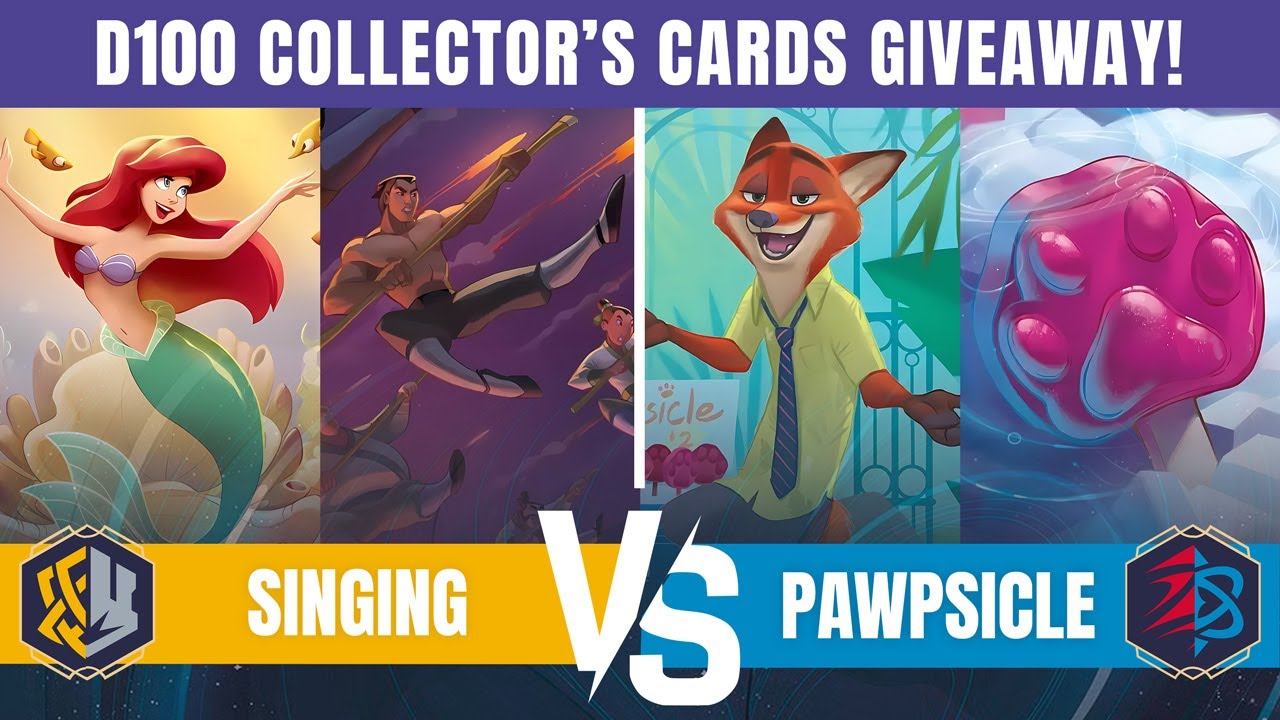 Singing VS Pawpsicle - Disney Lorcana TCG Rise of the Floodborn ...