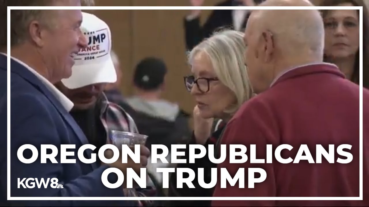Oregon Republicans react to presidential election results - YouTube