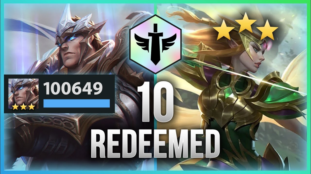 3 STAR GAREN 100K DAMAGE! | 3 STAR KAYLE | 10 REDEEMED TEAM COMP ...