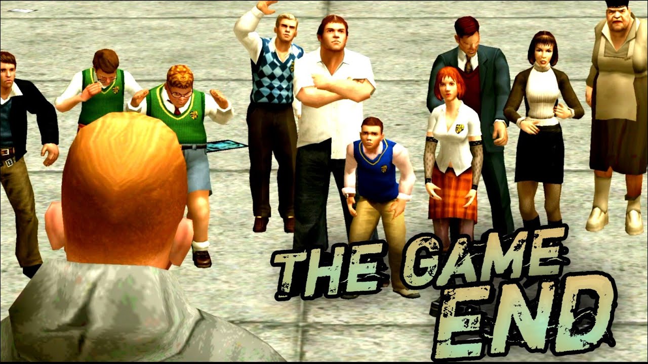 THE GAME END | BULLY Anniversary Edition - YouTube