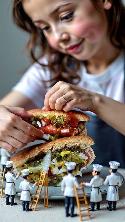 AI - Part I. Food - Serving Hotdogs! Nano Animation. #shorts #nano # ...