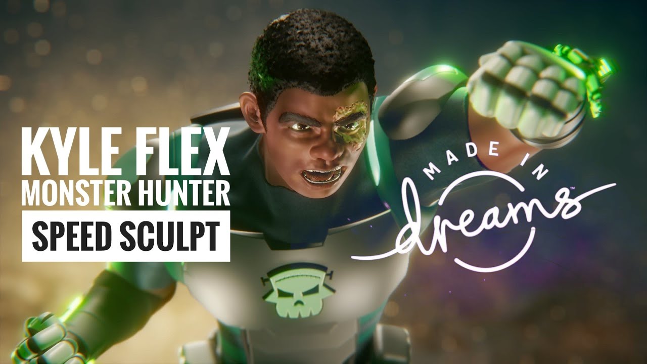 Dreams PS4/PS5 - Sculpting Kyle Flex: Monster Hunter - YouTube
