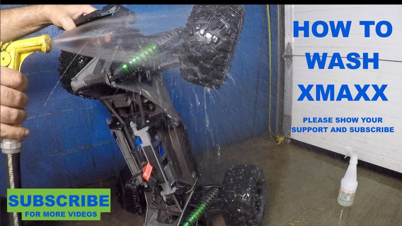 How to wash the XMAXX 8s Truck - YouTube