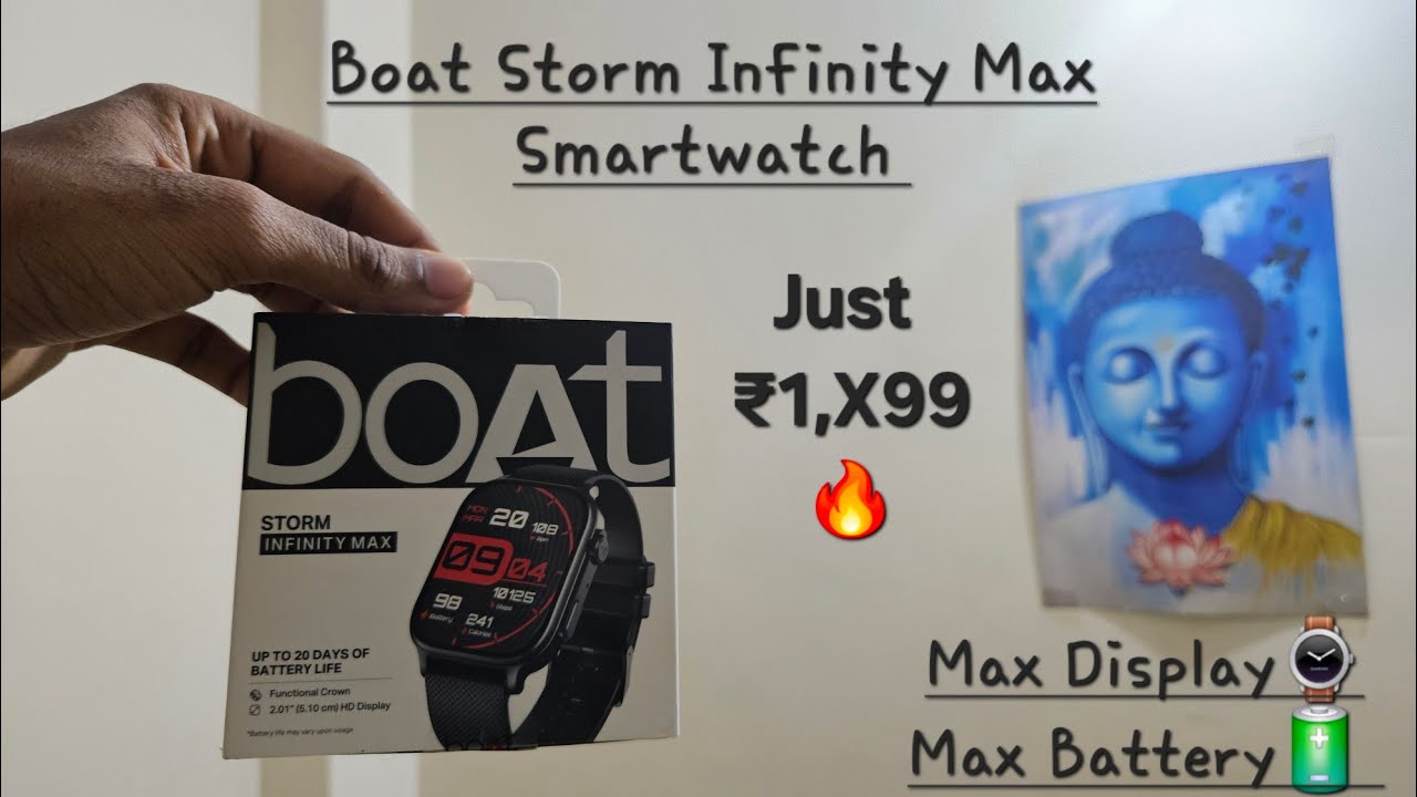 Boat Storm Infinity Max 🔥 Smartwatch ⌚️ | Unboxing and First ...