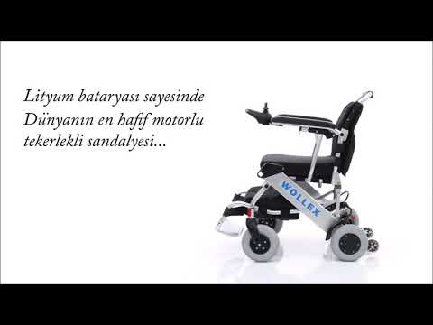 Dünyanın en hafif katlanır akülü sandalyesi Wollex W807
