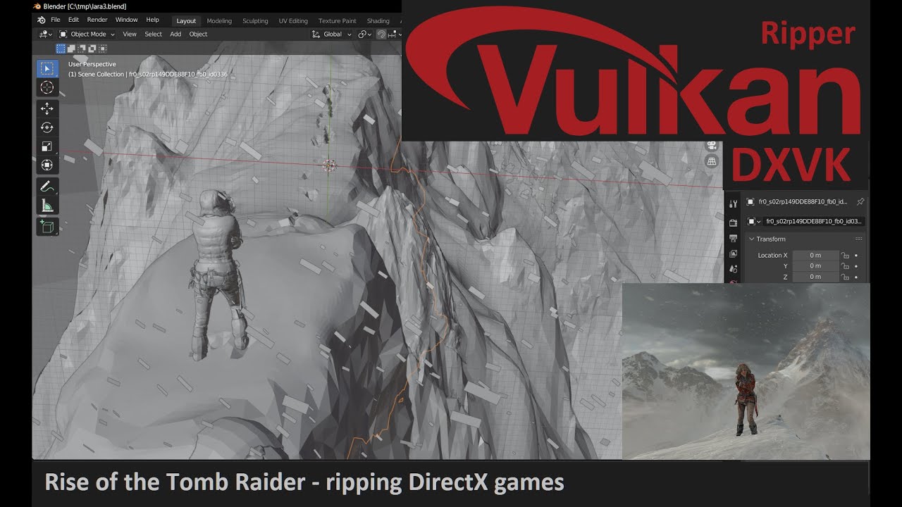 VulkanRipper / How to rip 3D Models and Textures from DirectX games using DXVK - YouTube