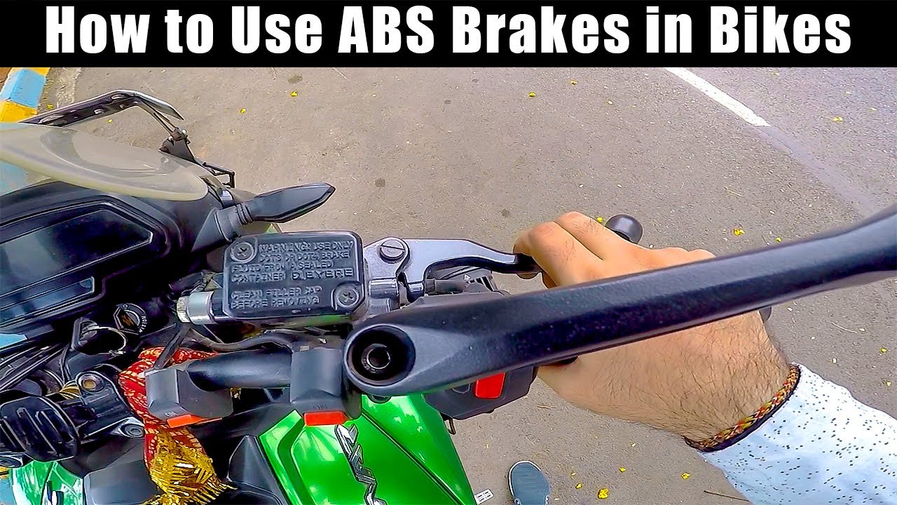 How to Use ABS Brakes in Bikes | ABS Braking Tips - YouTube