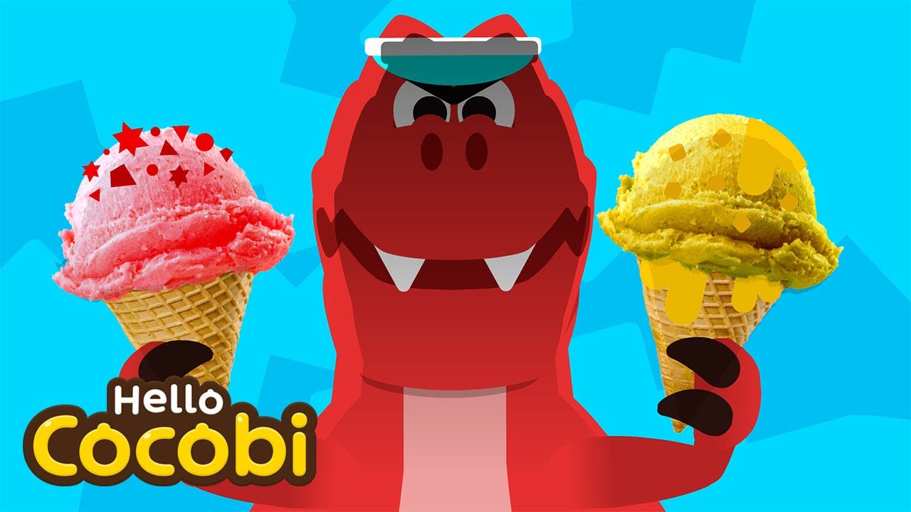 The Tyrannosaurus Rex is Selling Ice Cream😱🦖Kids Songs & Nursery Rhymes ...
