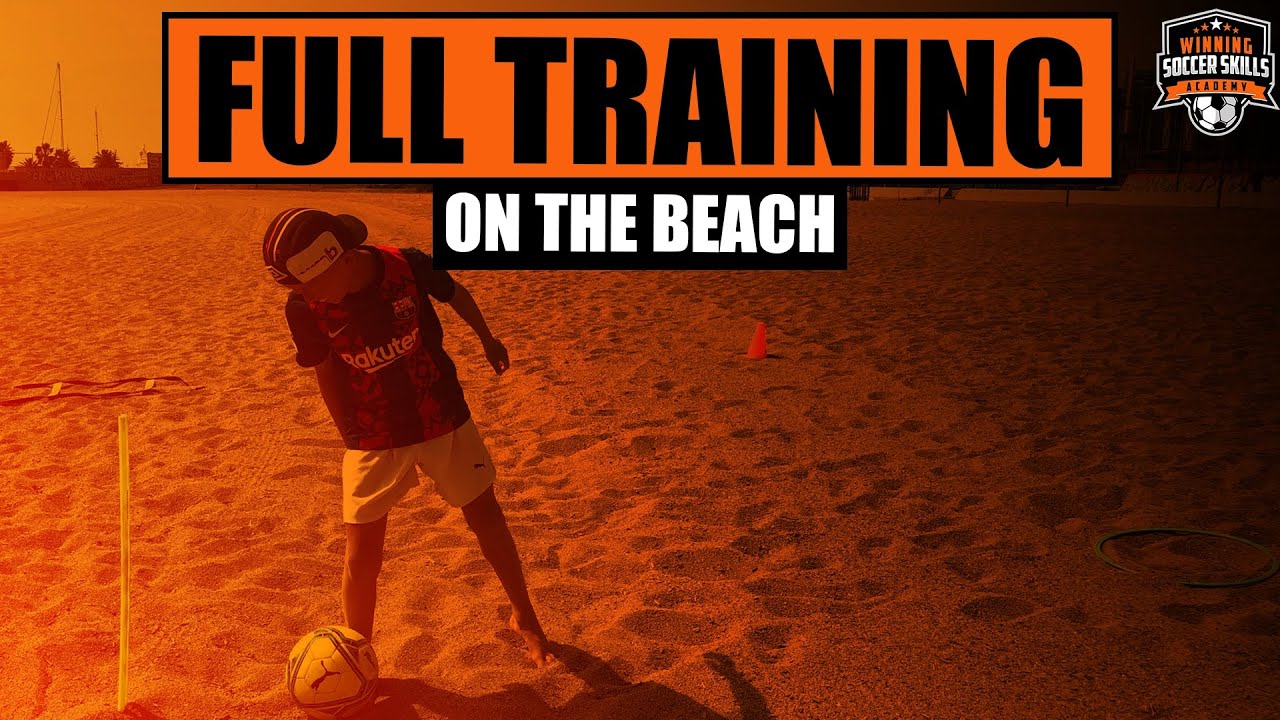 FUN and Intense FULL Training at the Beach - YouTube