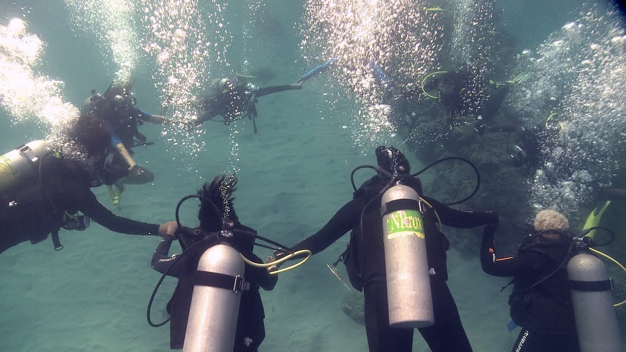 Scuba Yoga Session May 2017 - YouTube