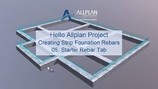 Hello Allplan! with ALLTO PythonParts - Strip Foundatio... | Doovi