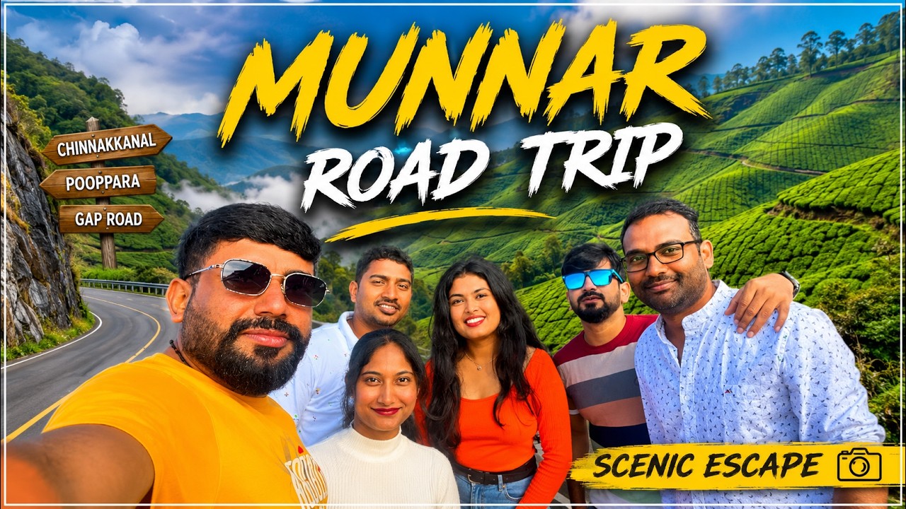 Munnar-Chinnakkanal-Pooppara Road Trip | Top Tourist Spots & Scenic ...
