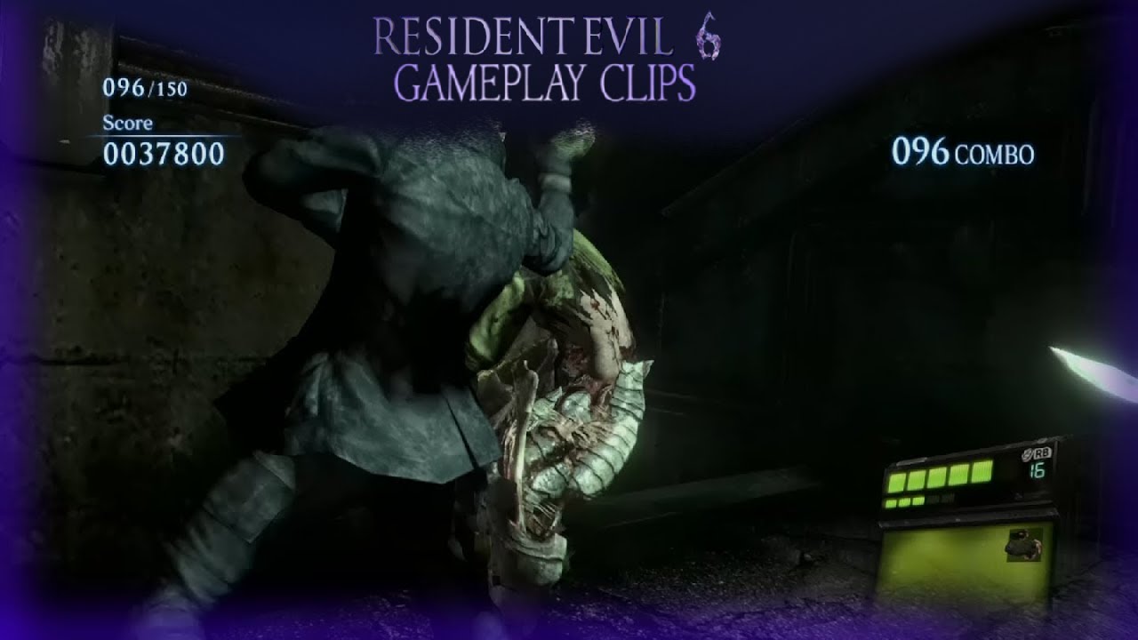 Resident Evil 6 Gameplay - Rushdown - YouTube