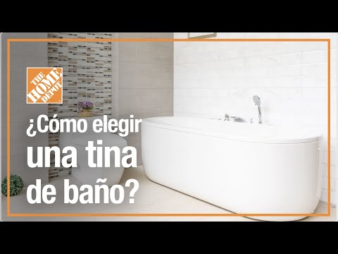Cómo elegir una tina de baño | Baños | The Home Depot Mx