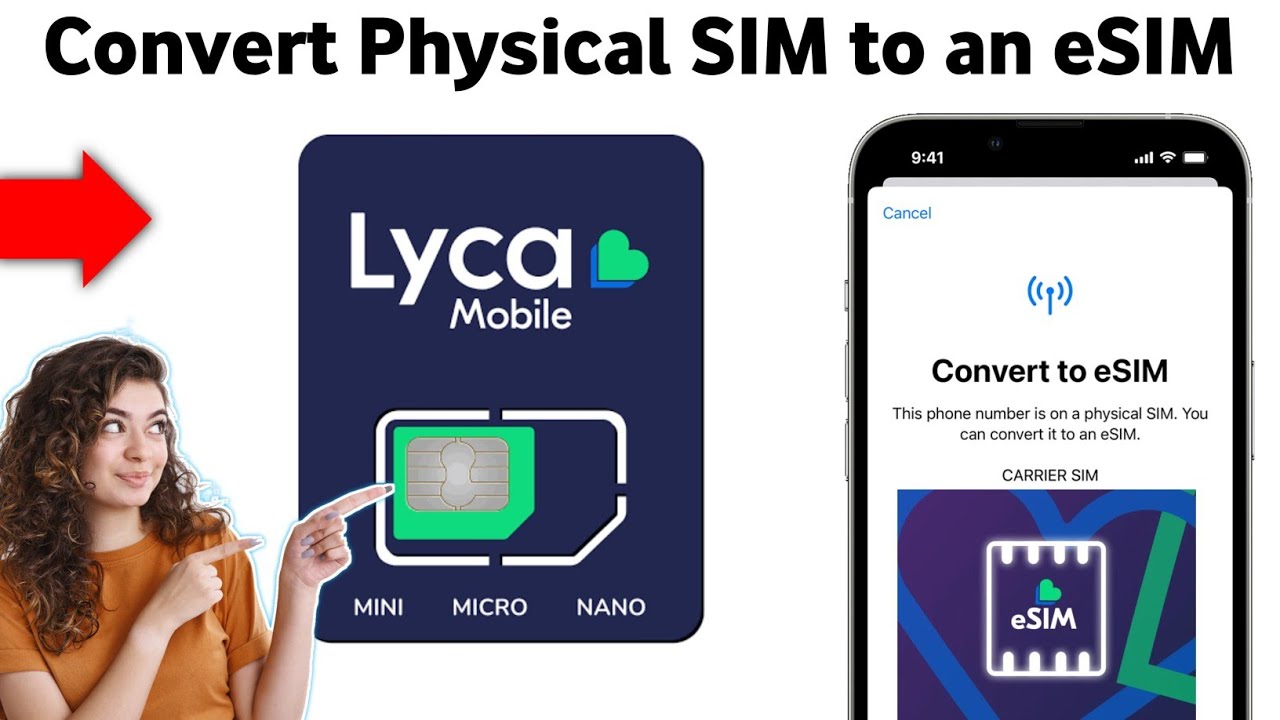 How to Convert Physical SIM To eSIM With LycaMobile - FULL GUIDE 2025 ...