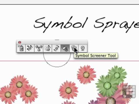 Adobe Illustrator CS5 - The Amazing Symbol Sprayer Tool - YouTube