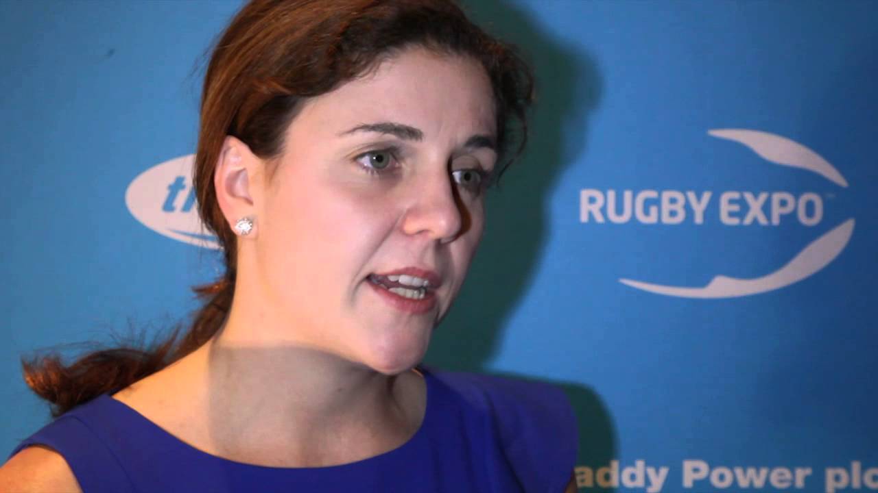 Leigh Castergine from the NY Mets speaks at Rugby Expo - YouTube